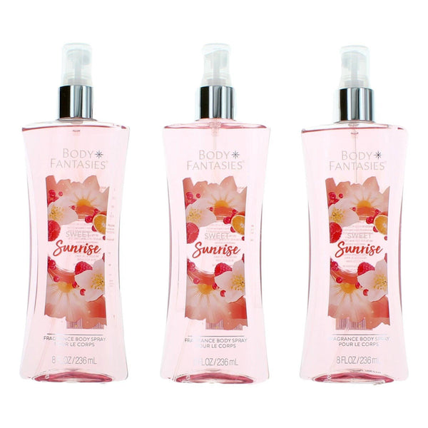Sweet Sunrise Fantasy by Body Fantasies, 3 Pack 8oz Fragrance Body ...