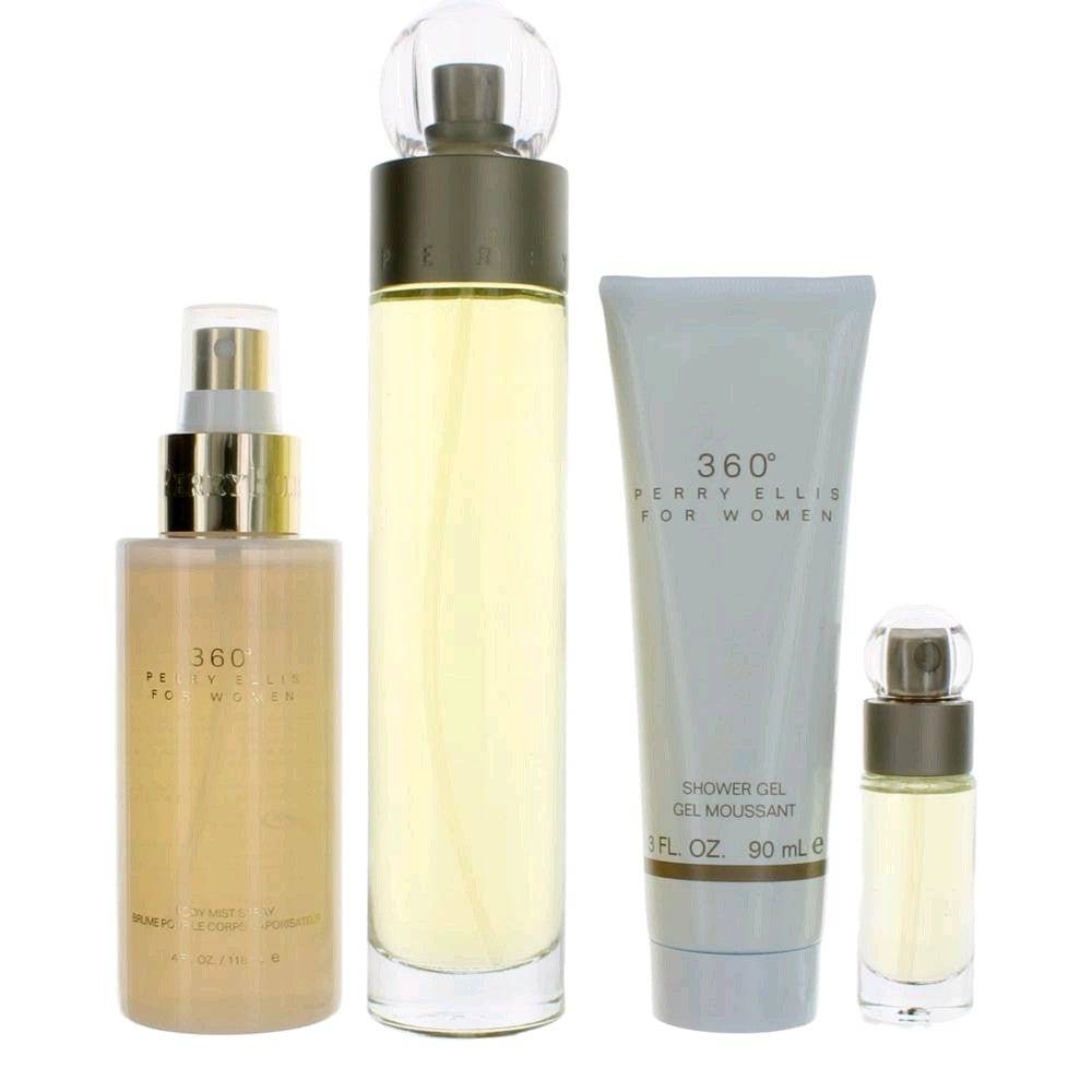 Perry Ellis 360 by Perry Ellis, 4 Piece Gift Set for Women – OleBella
