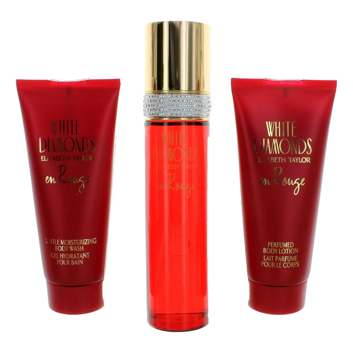 White Diamonds En Rouge by Elizabeth Taylor, 3 Piece Gift Set women ...